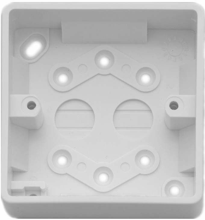 Single Surface Box 25mm (Use With Sockets-20&32A DP Switch)