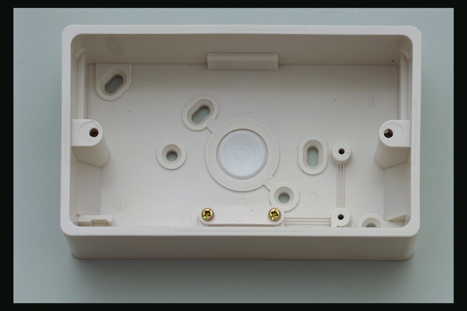 Double Surface Box 37mm (Use With 45A Switch-with 3 Position Cable)