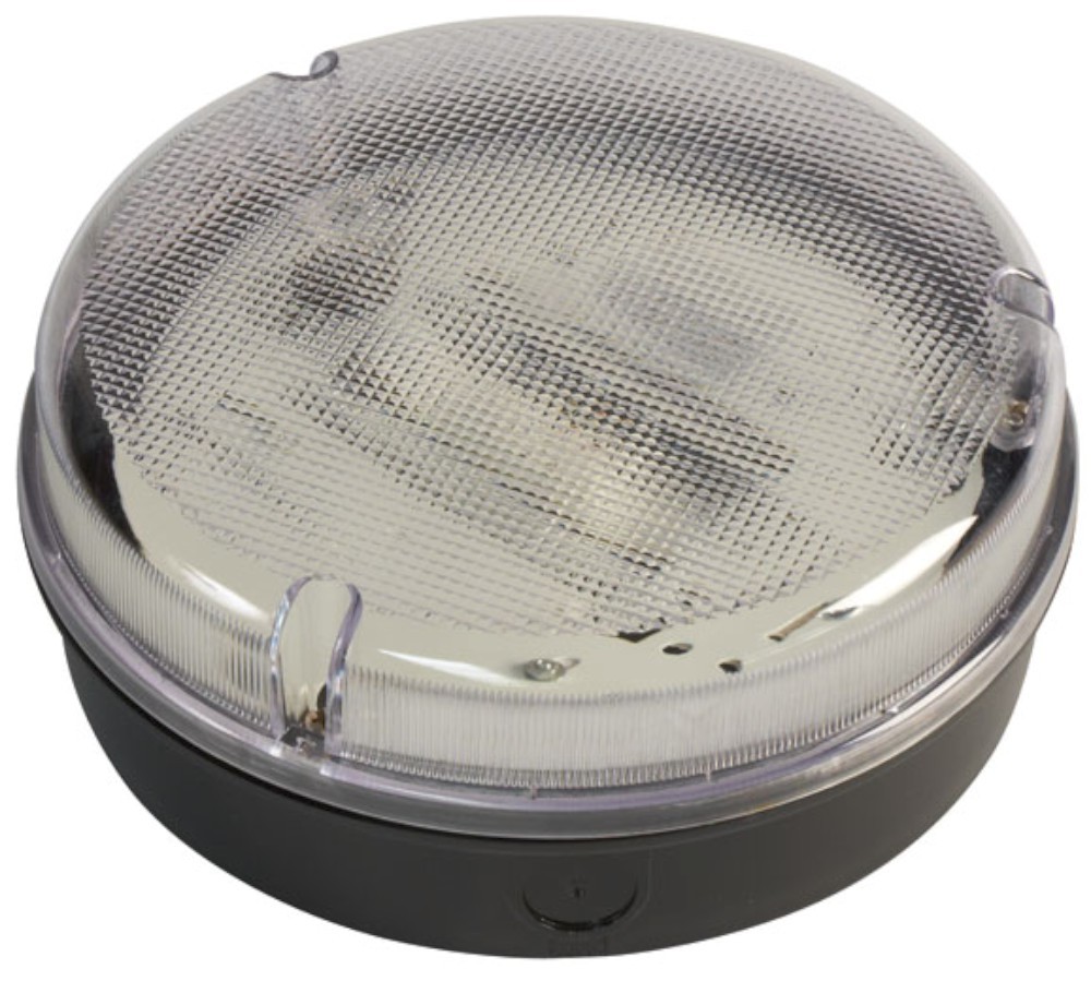 Wall lights RA 38W 2D Circular Prismatic Bulkhead lights Black