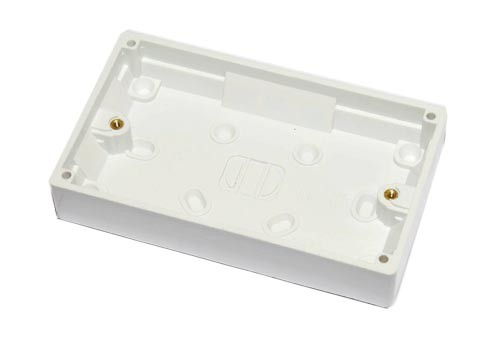 Double Surface Box 25mm (Use With Sockets-20&32A DP Switch)