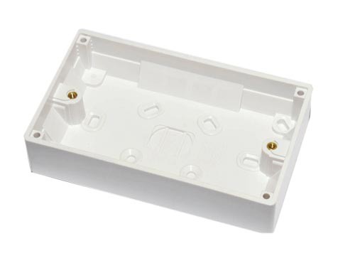 Double Surface Box 47mm (Use With 45A Switch- with 3 Position Cable)