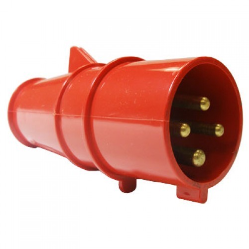 415V Red Plug 16Amp 3P + E IP44