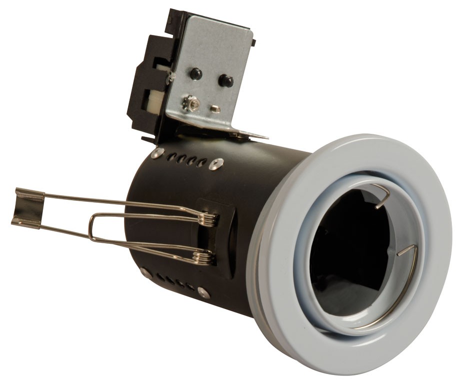 Fire Rated Downlights Tilt White GU10