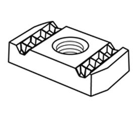 Plain M8 Channel Nut