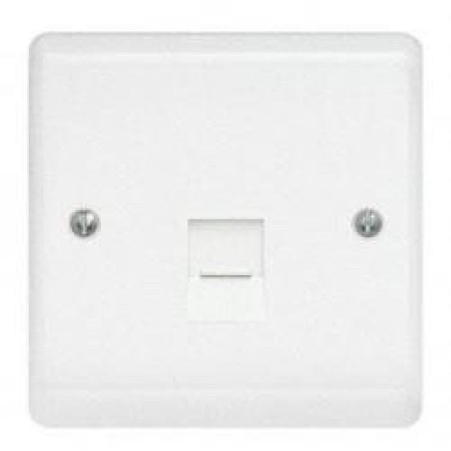 Aspire White RJ45 CAT 5E Data Socket