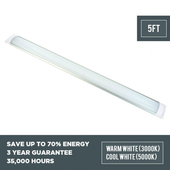 Deltech LED Non Corrosive 5FT 35W Batten Lights