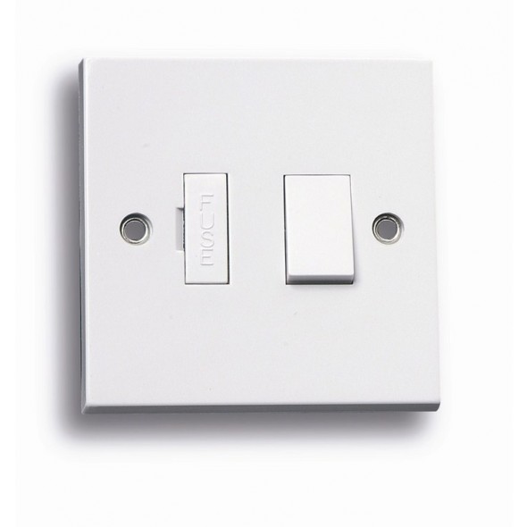 Standard white 13A Switched fuse spur Standard white 13A Switched fuse spur