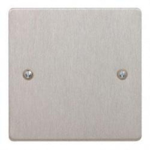 Contactum Satin Chrome Sockets and Switches White Inserts